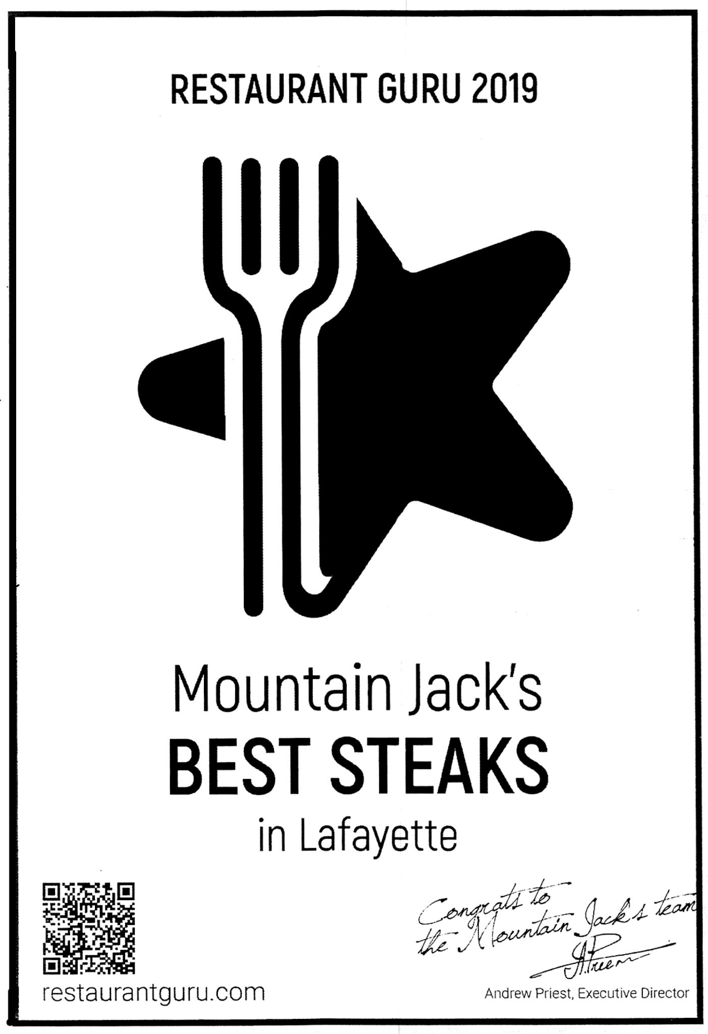 Mountain Jack's | Steak . Seafood . Spirits